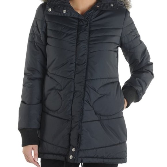Volcom | Jackets & Coats | Womens Volcom Black Puffer Coat Waterproof ...